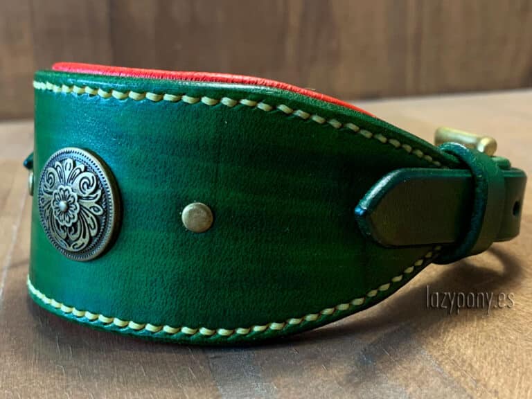 Handcrafted hound dog collar Cambridge